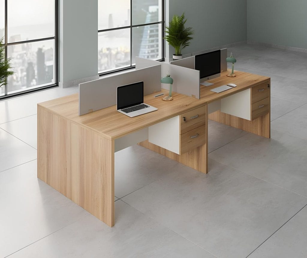 Modern 4-Seater Office Workstation - Malpa Enterprises Limited