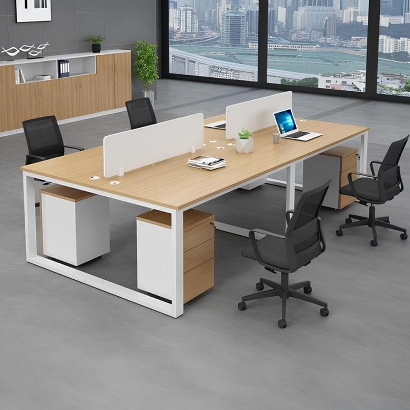 Modern 4-Seater Office Workstation - Malpa Enterprises Limited